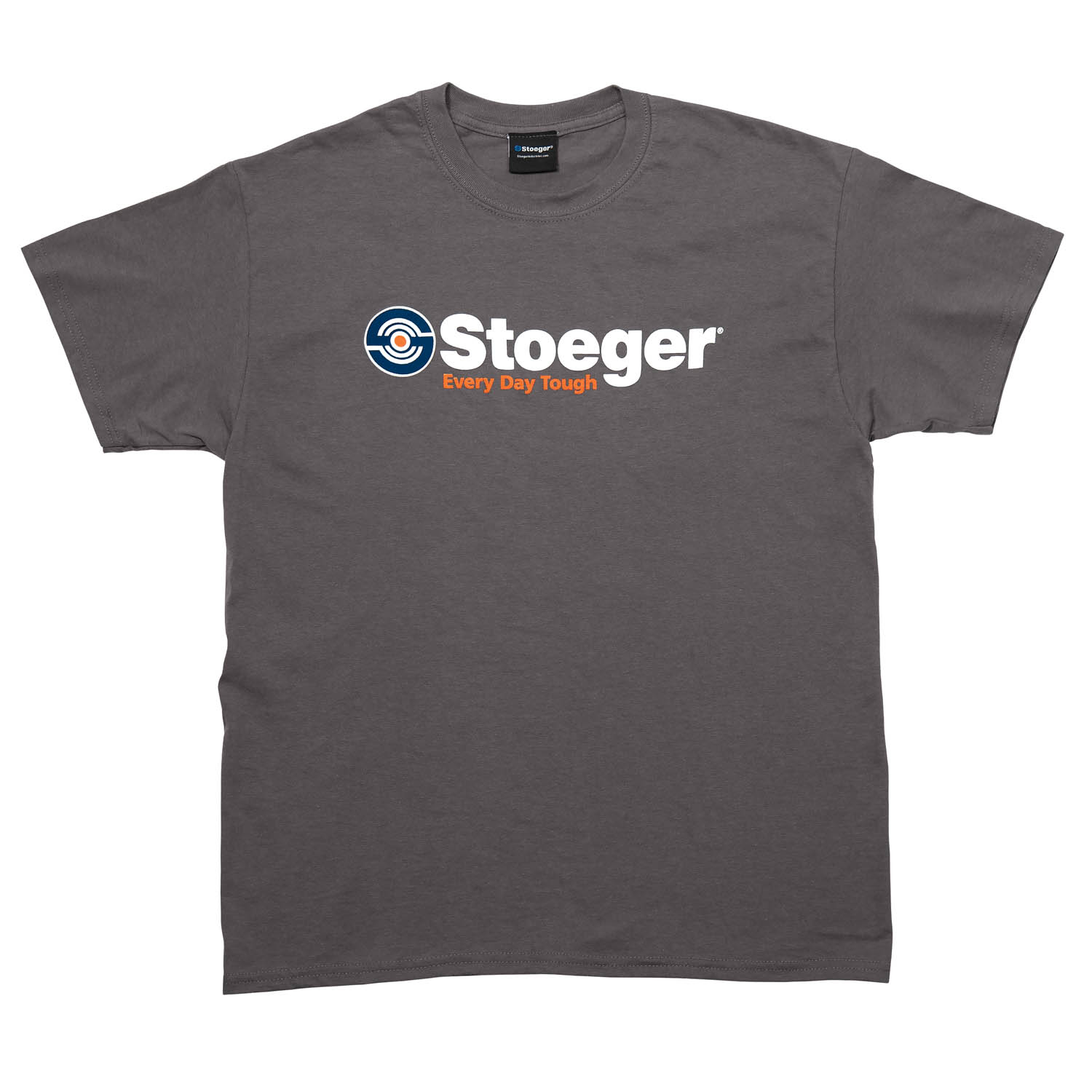 Stoeger Logo Short Sleeve T-Shirt, Charcoal | ShopStoeger
